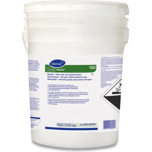 Diversey™ Clax® Assist 12A2 Liquid Laundry Detergent, Characteristic ...