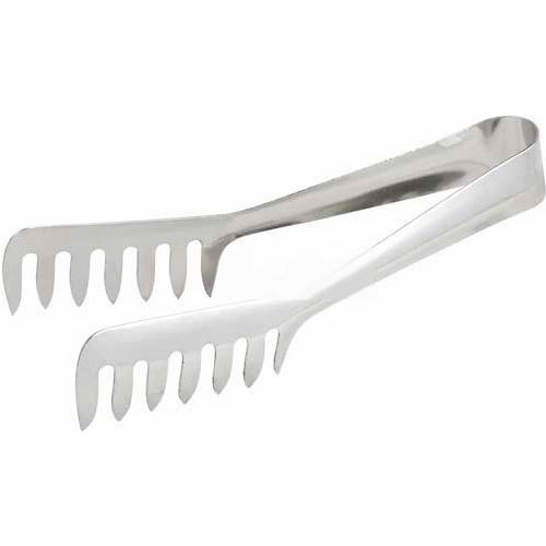 Winco ST-8 Spaghetti Tong, Spaghetti Tong, 8"L, Stainless Steel - Pkg ...