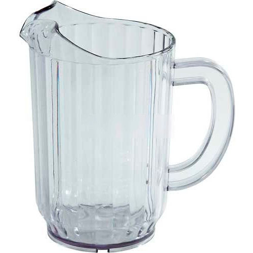 Winco WPC-60 Water Pitcher, Polycarbonate - Pkg Qty 12