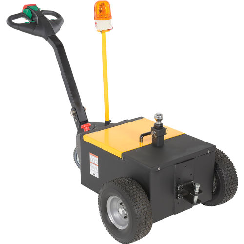 Steel Heavy Duty Electric Powered Tugger W/ Pin Hitch, 3000 lb. Pull ...