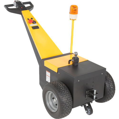 Steel Heavy Duty Electric Powered Tugger W/ Pin Hitch, 5000 lb. Pull ...