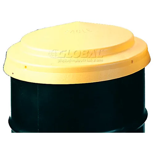 Eagle 1666 Yellow High Density Polyethylene (HDPE) Drum Cover - For ...