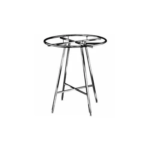 36" dia Round Folding Garment Rack (R52/WD) - Welded Chrome