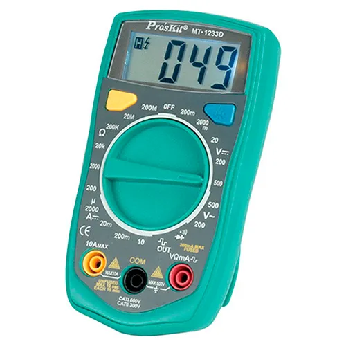 Eclipse MT-1233D - Multimeter, Digital, 3 1/2