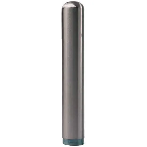 Post Guard® 4"W X 24"H Stainless Steel Threaded Bollard W/ Threaded ...