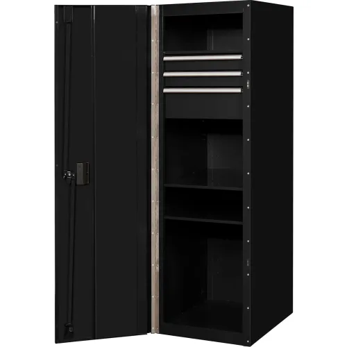 Extreme Tools RX Side Locker, 3 Drawers & 4 Shelves, 19"W x 25"D x 60-7 ...