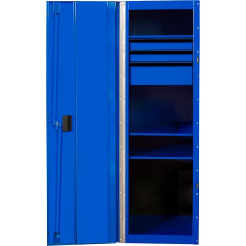 Extreme Tools RX Side Locker, 3 Drawers & 4 Shelves, 24"W x 30"D x 60-7 ...