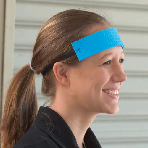 ERB® S6 Sponge Sweatband, Blue, Pack of 25 - Pkg Qty 25