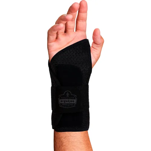 Ergodyne® ProFlex® 4005 Single Strap Wrist Brace Support, Right, L, Black Ergodyne® ProFlex® 4005 Single Strap Wrist Brace Support, Right, L, Black
