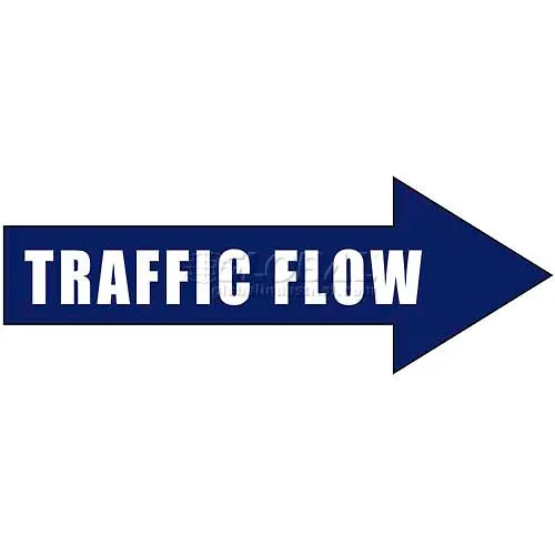 Durastripe 12X4 Arrow Sign - Traffic Flow