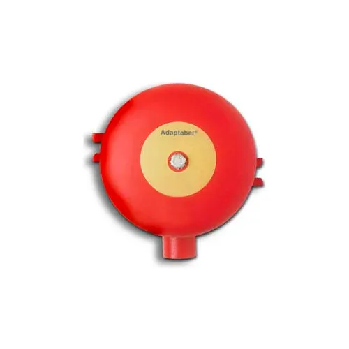 Edwards Signaling, 439D-6AW-R, Vibrating Fire Alarm Bell 6", 24 VDC, 0. ...