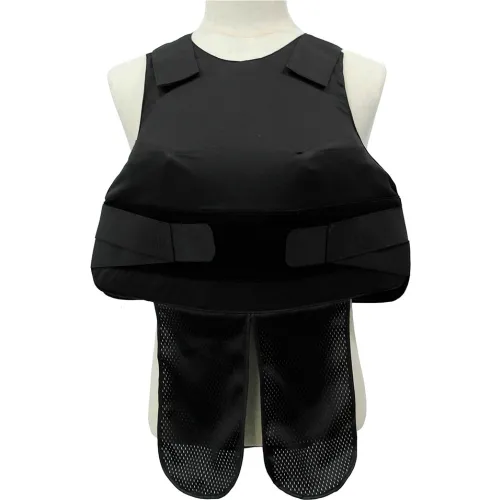 EDI-USA Female Ballistic Bullet Resistant Vest, Level III-A, Foam, L, Black