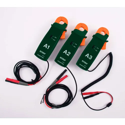 Extech PQ34-2 Current Flexible Clamp Probes, Banana Plug, 0.75"L