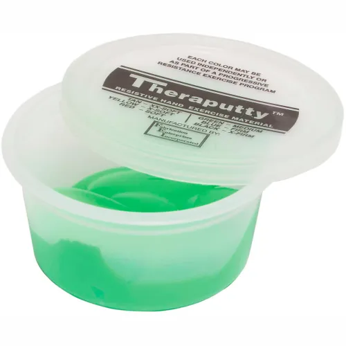 TheraPutty® Plus Antimicrobial Exercise Putty, Green, 3 Ounce, Medium