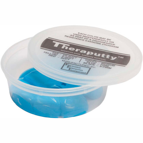 TheraPutty® Plus Antimicrobial Exercise Putty, Blue, 6 Ounce, Firm