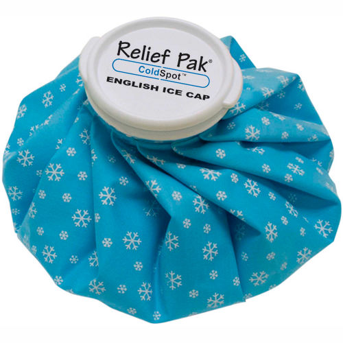 Relief Pak® English Ice Cap Reusable Ice Bag, 9" Diameter, Case of 12