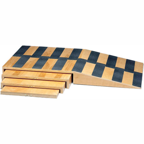 Curb and Ramp Training Set, 44"L x 84"W x 8"H Ramp Platform