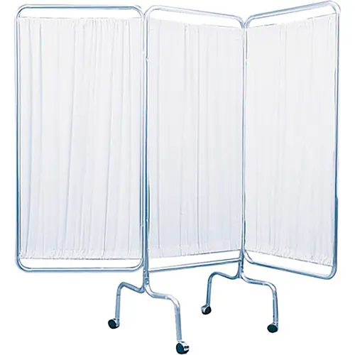 FEI Standard 3-Panel Privacy Screen with Casters, 6 mil Vinyl Panels ...