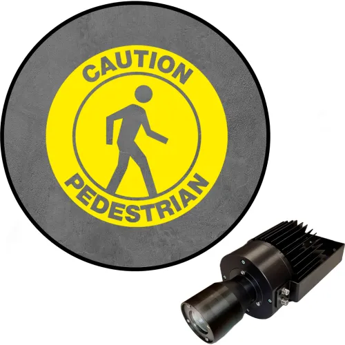 Visual Workplace® Virtual LED Projector, Safety Sign (W) EX, Caution ...