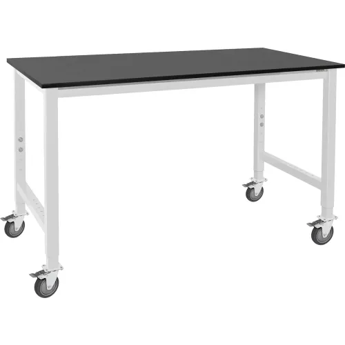 BenchPro™ Kennedy Mobile Lab Table, 120 x 36", 3/4" Thick Top, Phenolic ...