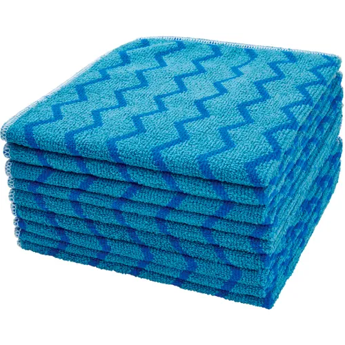 Rubbermaid® HYGEN™ Microfiber Cloth, 16 x 16, Blue, 12/PK