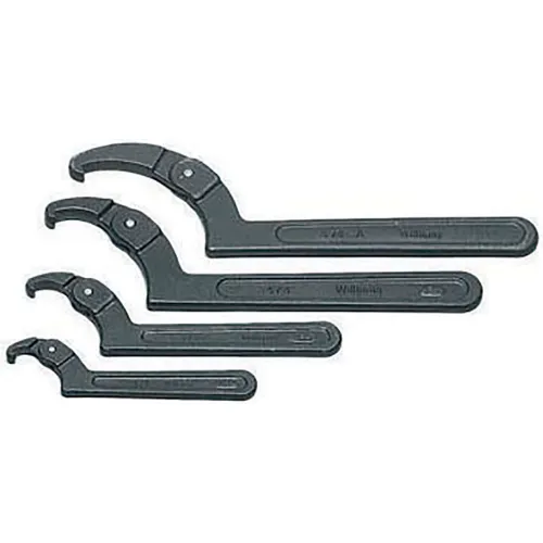 Williams® Adjustable Hook Fire Hose Spanner Wrench For 3/4 to 2" Span Dia.