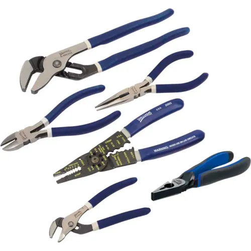 Williams® 6 Piece General Service Pliers Set with Double Dipped Plastic ...