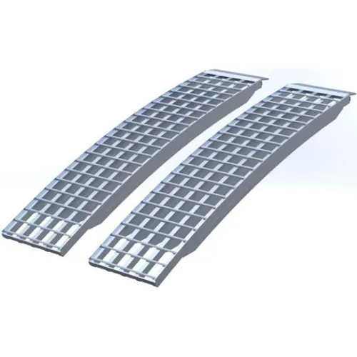 Five Star Mfg Aluminum Ramp Pair, 10000 lb Capacity, 76"L x 16"W