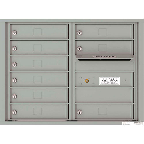 Florence Versatile 4C Mailbox 4C06D-09, 23-1/4"H, 9 Mailboxes, Front ...