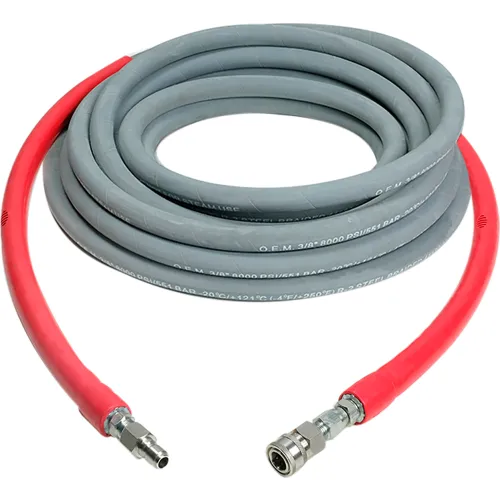 Simpson Wrapped Rubber Hose 3/8" x 100' x 8000 PSI Hot Water Hose