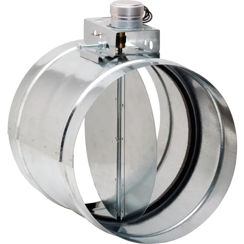 Fantech 4" Motorized Shut Off Damper, 24V
