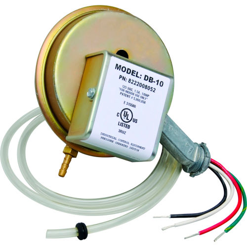 Fantech Pressure Sensing Switch DB10, For Dryer Booster Fans