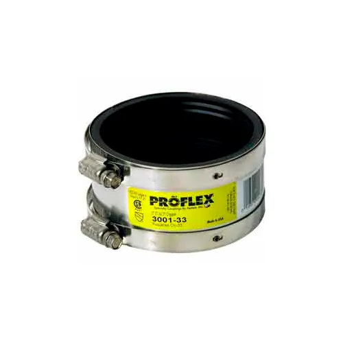 3" Cast Iron/Pvc/Steel X 3" Copper Proflex Coupling