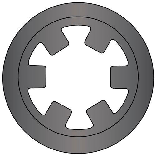 3/8" Reinforced External Push-On Ring - .015 Thick - Stamped - Spring ...