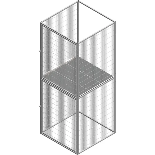 Stor-More® TSL-FW 2-Tier Storage Locker with Open Back, Starter Unit ...