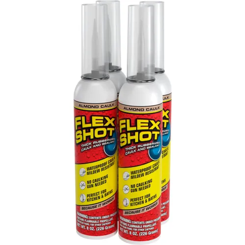 Flex Seal® Flex Shot® Thick Rubberized Caulk & Sealant, 8 oz. Can ...