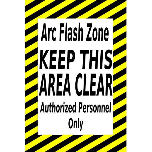 Mighty Line® 24" x 36" Arc Flash Zone Floor Sign