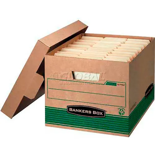 Fellowes Recycled Stor/File™ Letter/Legal Storage Boxes, 15'L x 12"W x ...