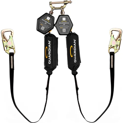 Guardian® CR5 Self-Retracting Lifeline, Twin-Leg, HMPE Webbing, Steel ...