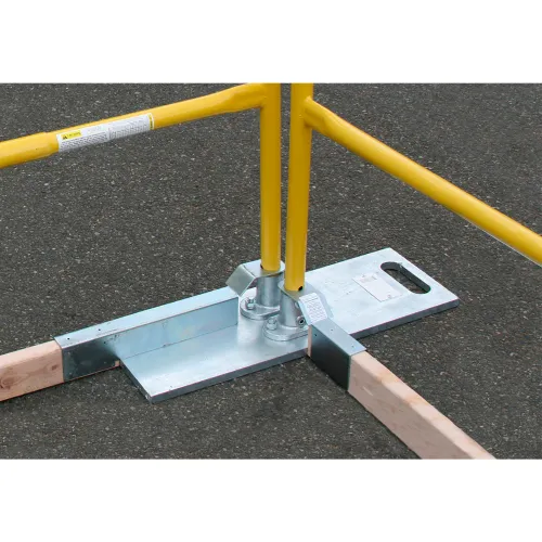 Guardian Toe-Board Attachment, Galvanized Steel, For Use With Baseplate ...