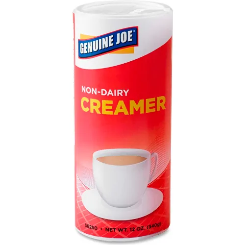 Genuine Joe Non-Dairy Powdered Creamer, Cream, 12 oz., 3/Pack