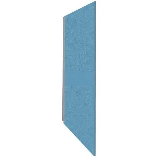 ASI Global Partitions Polymer Partition Panel w/o Brackets - 57-1/2"W Gray