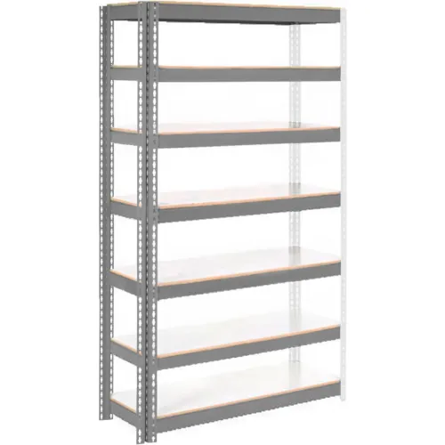 Global Industrial 7 Shelf, Extra HD Boltless Shelving, Add On, 36"W x ...