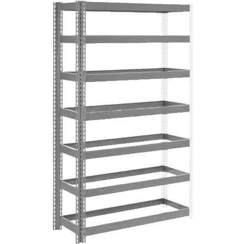 Global Industrial 7 Shelf, Heavy Duty Boltless Shelving, Add On, 36"W x ...