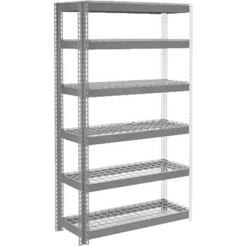 Global Industrial 6 Shelf, Heavy Duty Boltless Shelving, Add On, 48"W x ...
