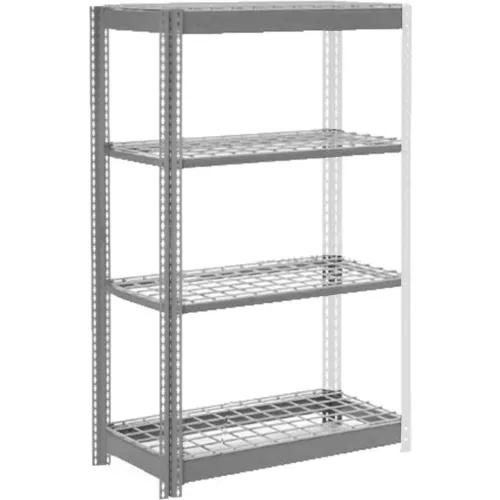 Global Industrial 4 Shelf Standard Duty Boltless Shelving Add On 36 ...