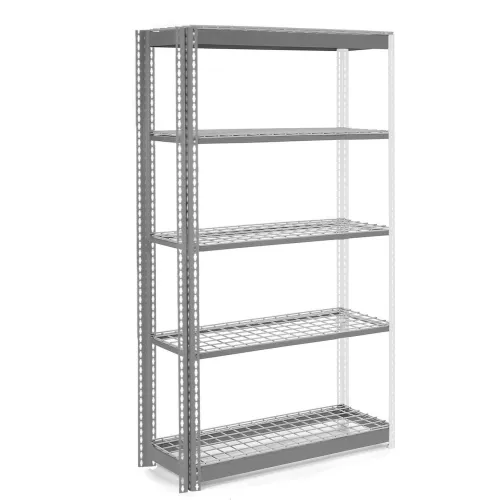 Global Industrial 5 Shelf Standard Duty Boltless Shelving Add On 48 ...