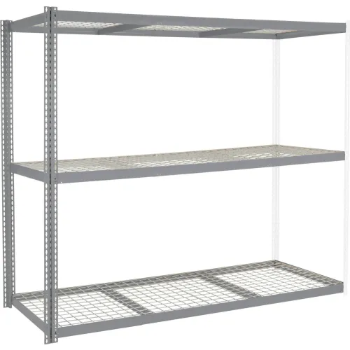 Global Industrial 3 Shelf, Wide Boltless Shelving, Add On, 2700 lb Cap ...