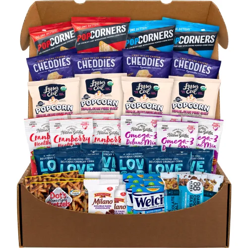 Snack Box Pros Salty & Sweet Snack Box, Assorted Flavors, 43 Count