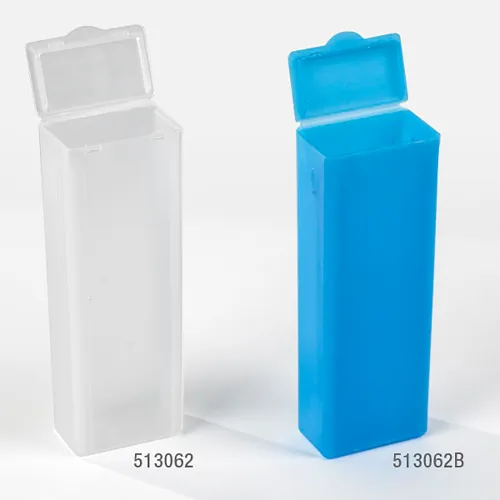 Slide Mailer, Polypropylene, Flip Top, for 5 Slides, Blue, 1000/Pack